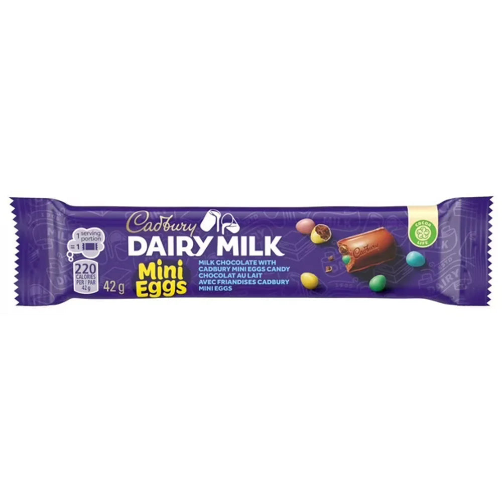 Cadbury Dairy Milk Mini Eggs Chocolate Bar 24 x 42g, Bulk Mart – Mega Store