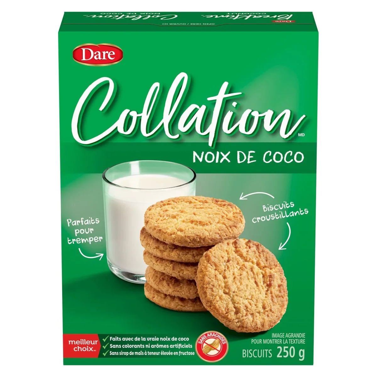 Dare Breaktime Coconut Cookies 12 x 250g, Buy Wholesale Cookies at Low ...