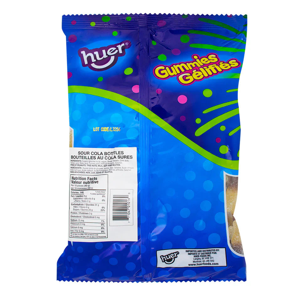 Gummy Cola Bottles, Huer Sour Cola Bottle Gummies 12 x 1 Kg - Bulk Mart ...