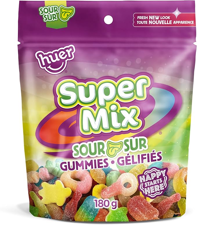 Huer Super Mix Sour Gummies 3 x 180g, Online Grocery Shopping – Mega Store