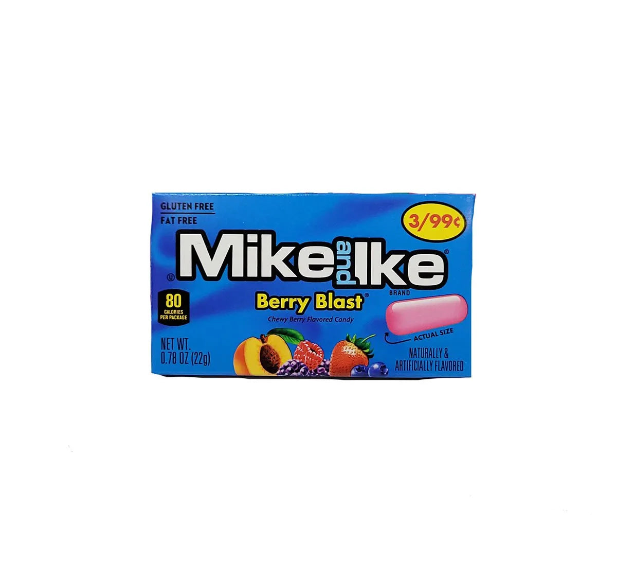 Mike and Ike Berry Blast Chewy Candy 24 x 22g - 16 Boxes - Bulk Mart ...