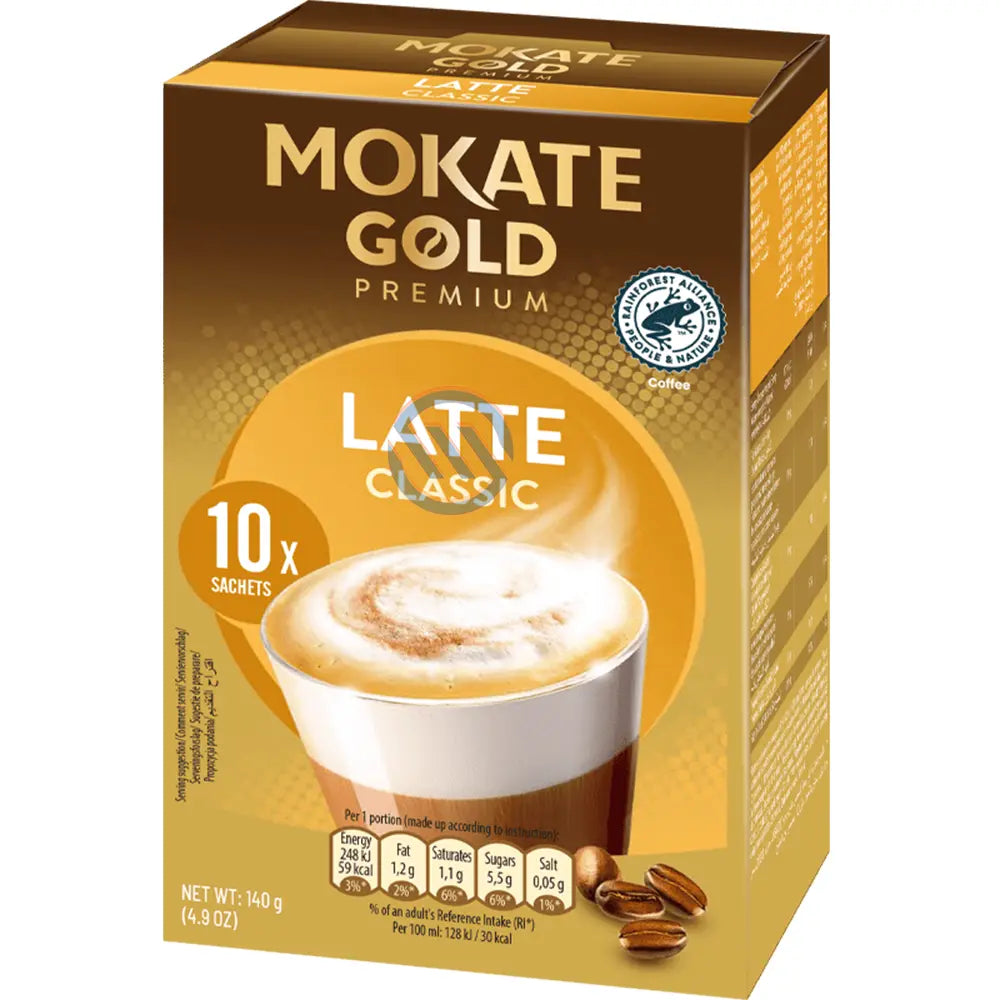 Premium Latte Classic 10 x 14g, Mokate Gold - Mega Store