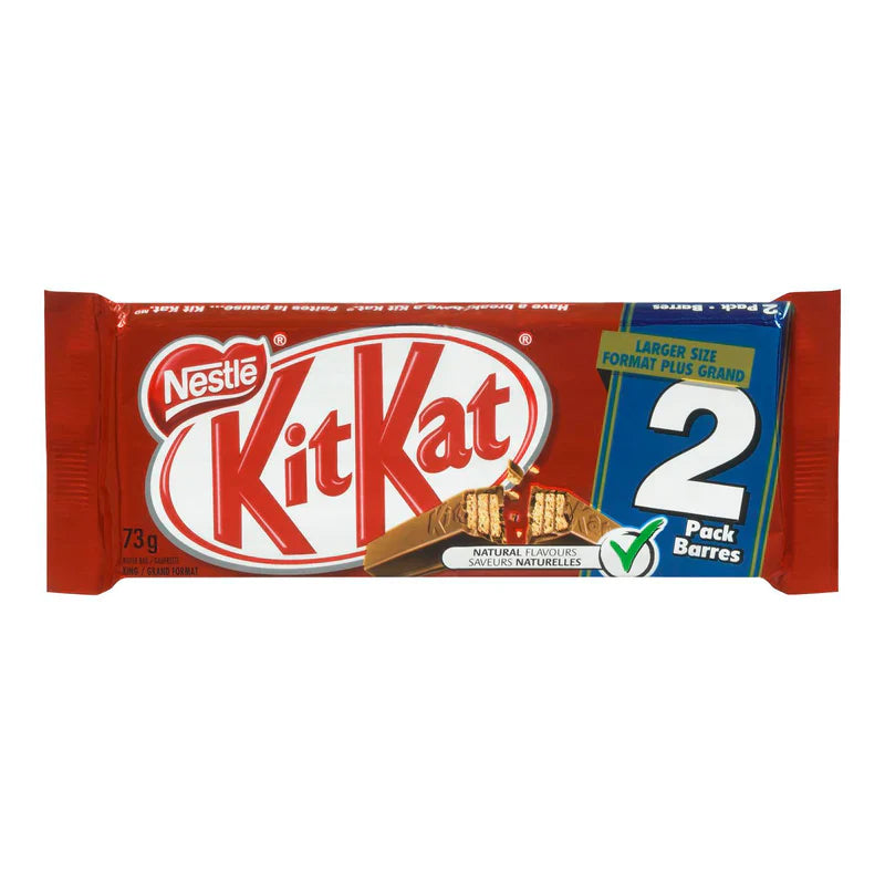 Nestle KitKat Large Chocolate Wafer Bars 24 x 73g, Grocery Supplies ...