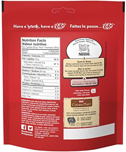 Nestle Kitkat Minis Milk Chocolate Bars - 3 x 180g, Gifts For Easter ...