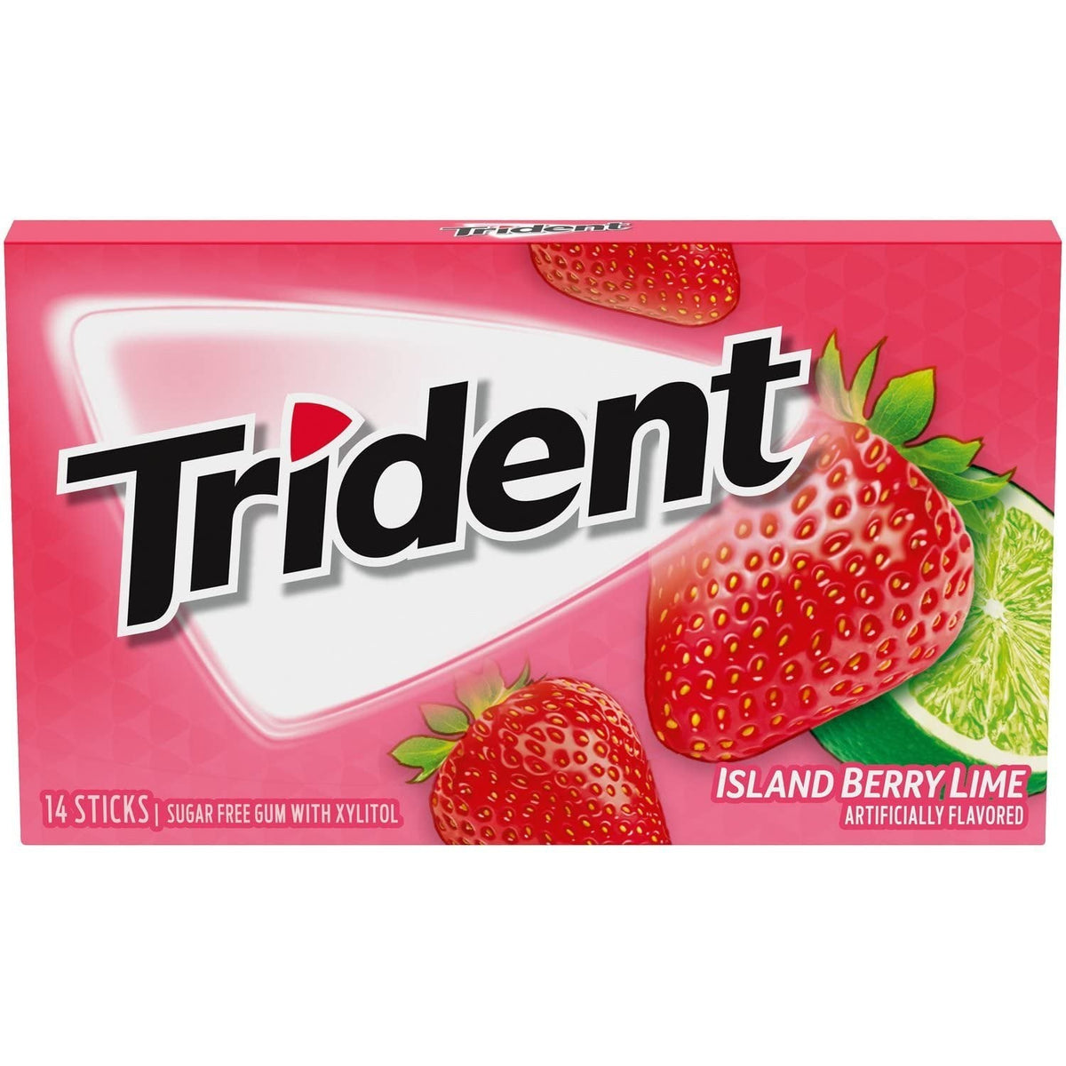 Trident Island Berry Lime Sugar Free Gum 14 Sticks 12 Packs, Bulk Mart ...