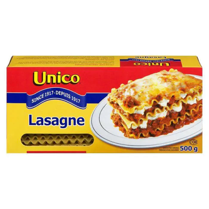 Lasagna Box 500g Unico Wholesale Pasta And Noodles Supplier – Mega Store